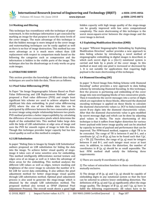 IRJET-Data Embedding Method using Adaptive Pixel Pair Matching Algorithm | PDF