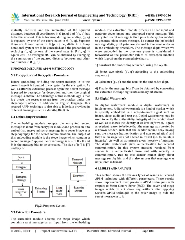 IRJET-Data Embedding Method using Adaptive Pixel Pair Matching Algorithm | PDF