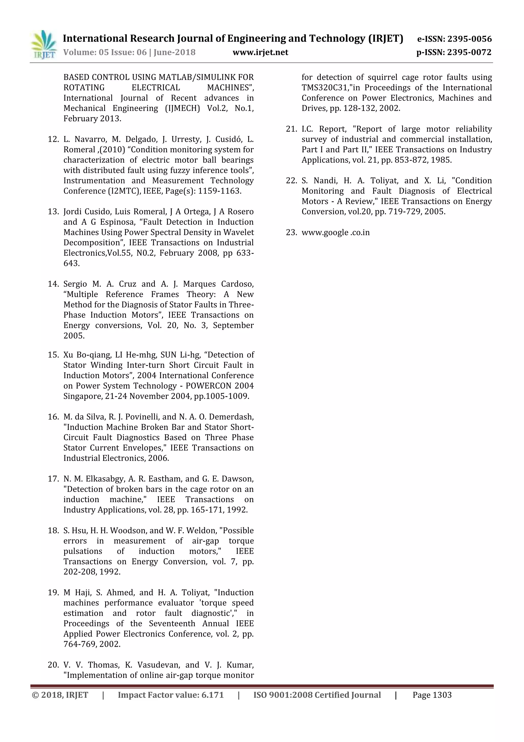 IRJET-Condition Monitoring based Control using Piezo Sensor for Rotating Electrical Motors | PDF ...