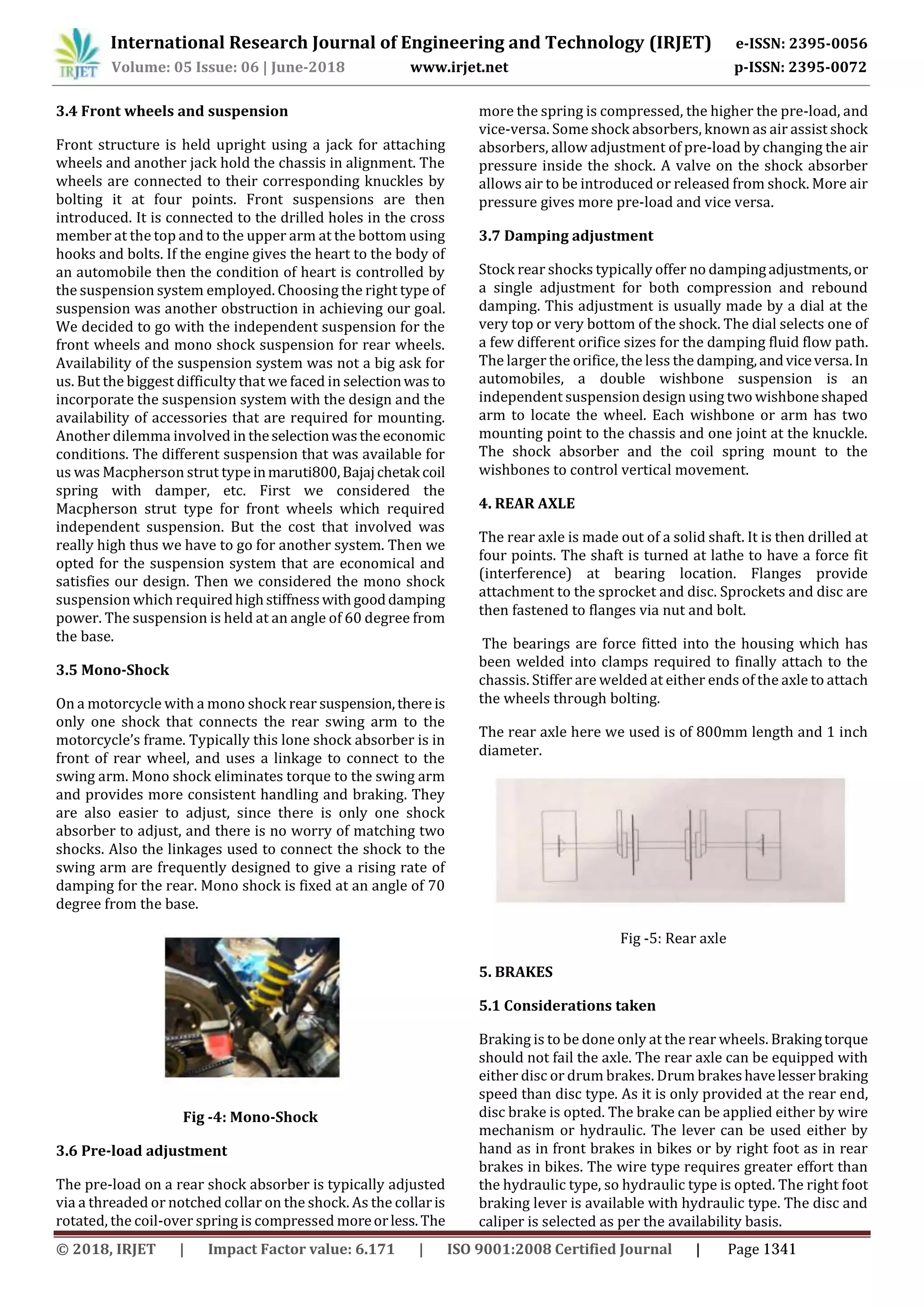 IRJET-All-Terrain Vehicle, Design and Fabrication | PDF