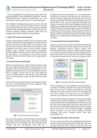 IRJET-Evolution of Version Control Systems and a Study on Tortoisesvn | PDF