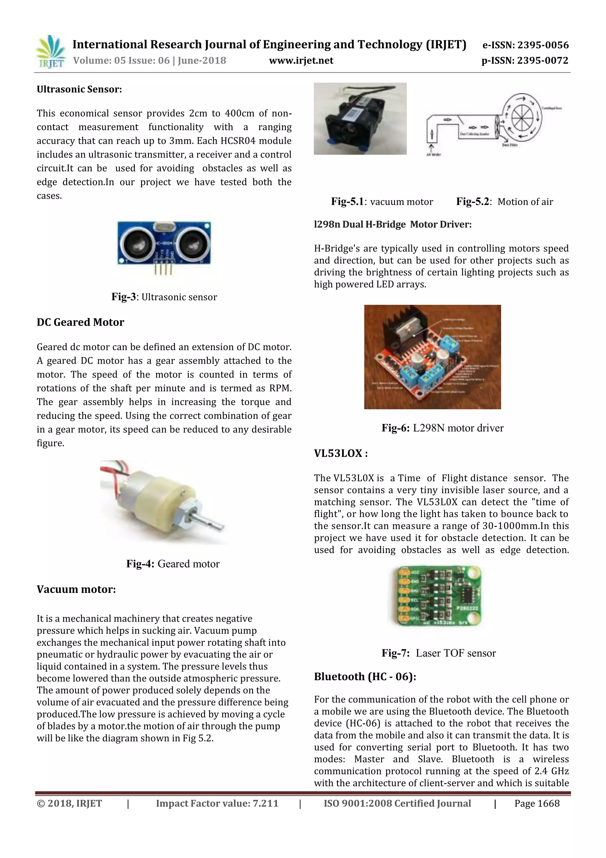 IRJET- Autonomous Floor Cleaning BOT | PDF