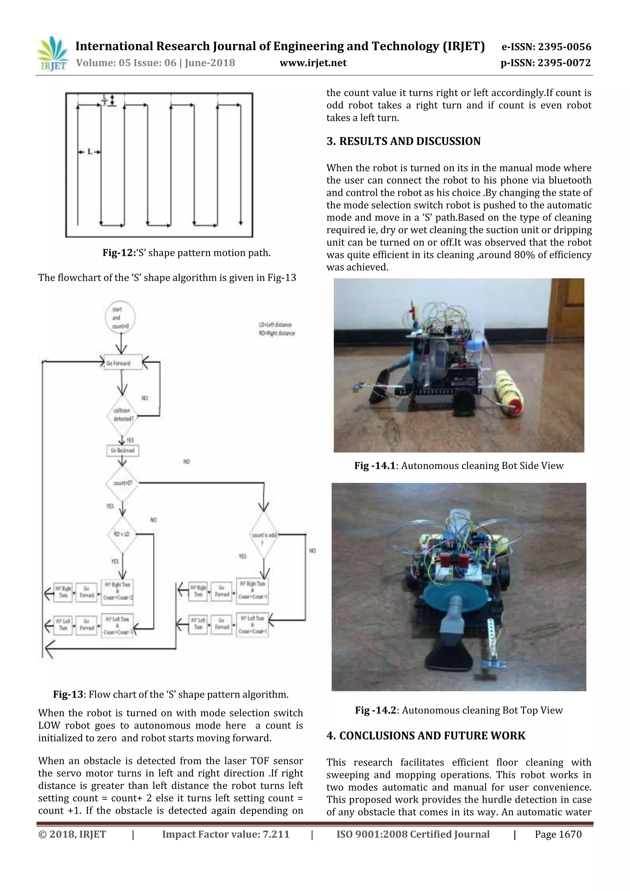 IRJET- Autonomous Floor Cleaning BOT | PDF