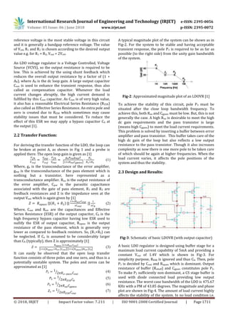 IRJET-Design of Capacitor Less LDO Regulator by using Cascode Compensation Technique | PDF