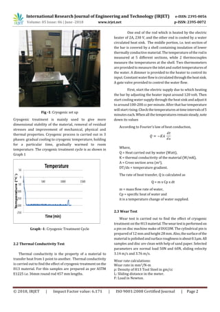 IRJET-Experimental Investigation of Thermal Conductivity, Wear Behavior and Hardness of ...