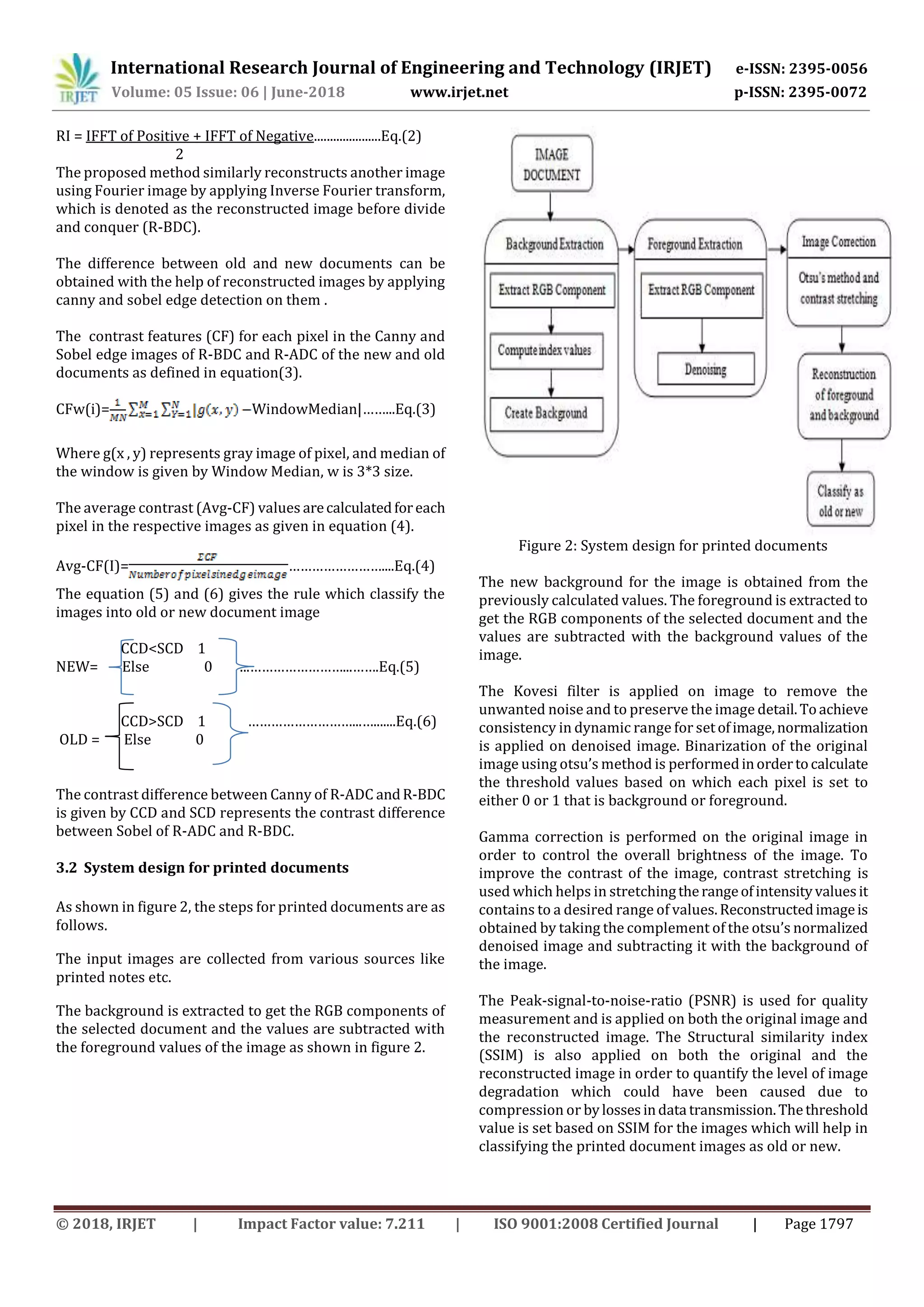 IRJET-Classification of Documents as Old or New using Frequency Domain | PDF