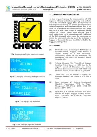 IRJET- Optimal Delivery of Baggage to Passengers at Airports | PDF