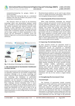 IRJET-Overview of Blockchain Technology in Government/Public Sectors | PDF
