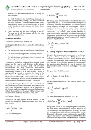 IRJET-Virtual Music Guide for Beginners using MATLAB and DSP Kit | PDF