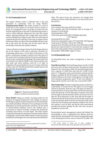 IRJET-Decentralized Waste Management: Analysis for Residential ...