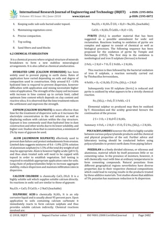 IRJET- Dispersive Soils-Characterization, Problems and Remedies | PDF
