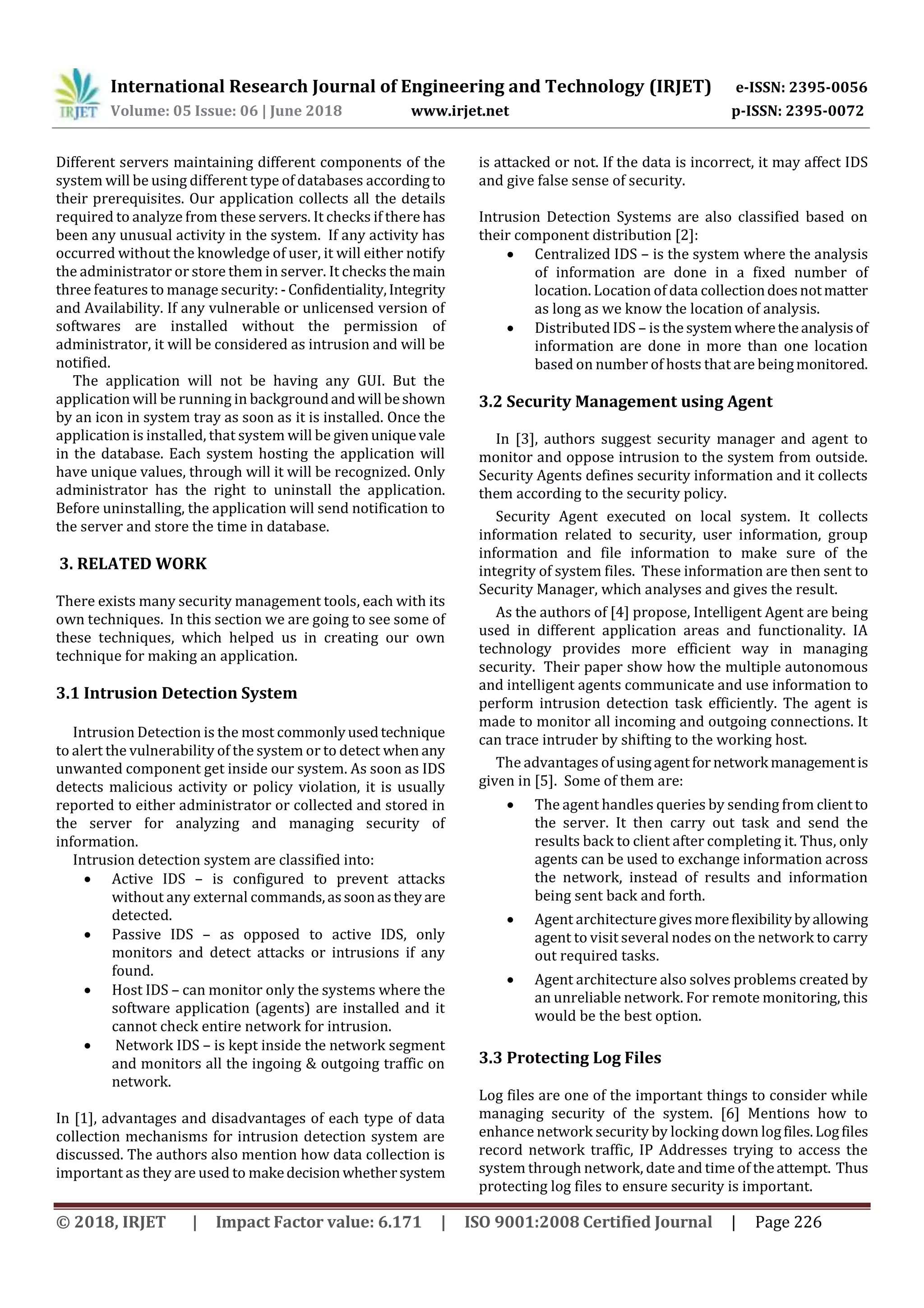 IRJET-Managing Security of Systems by Data Collection | PDF