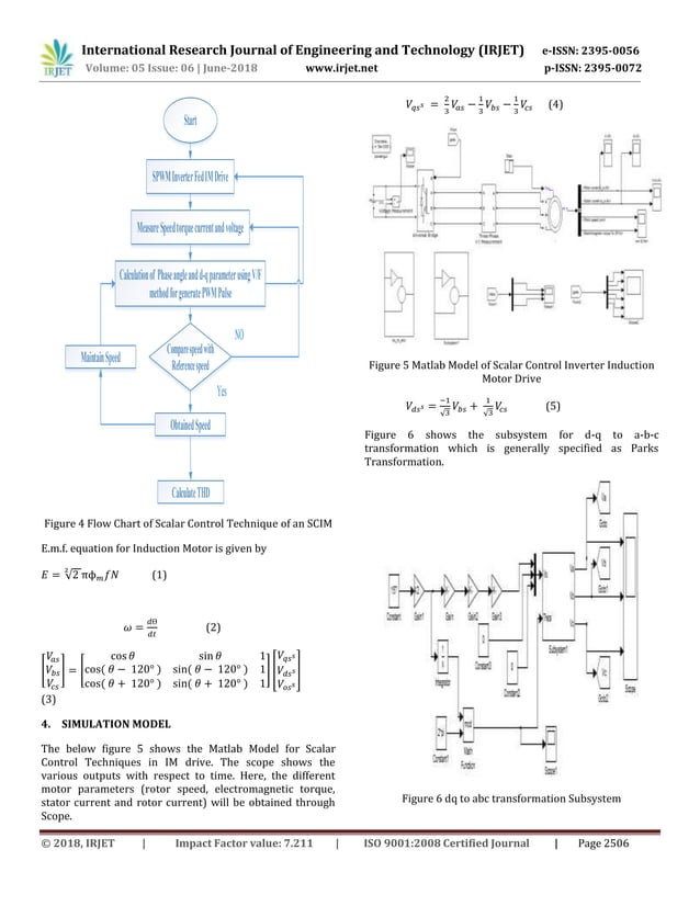 IRJET-Comparison between Scalar & Vector Control Technique for Induction Motor Drive | PDF