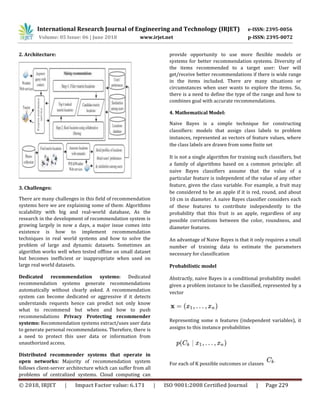 IRJET-Smart Tourism Recommender System | PDF | Search | Internet