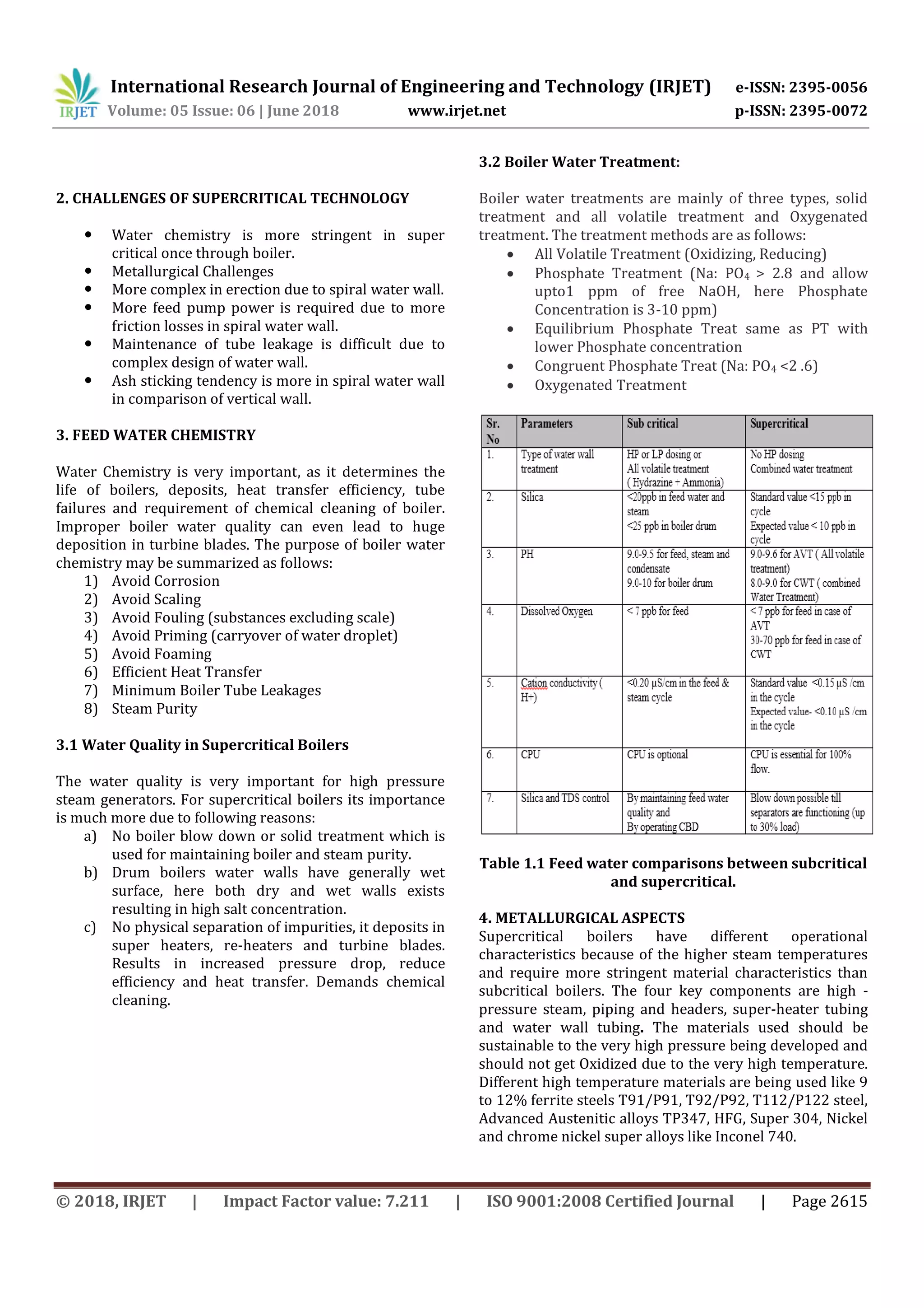 IRJET-Case Study of Supercritical Boiler Technology | PDF