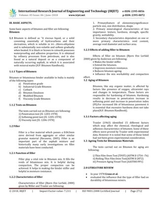 IRJET-Aging of Bitumen Pavement a Review | PDF