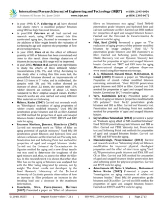IRJET-Aging of Bitumen Pavement a Review | PDF