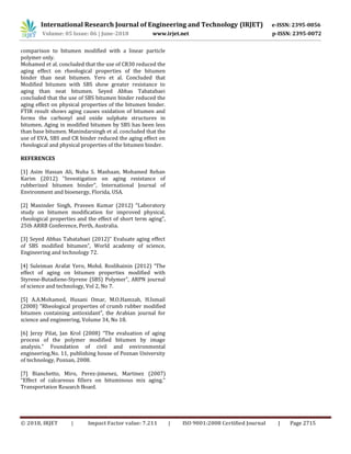 IRJET-Aging of Bitumen Pavement a Review | PDF