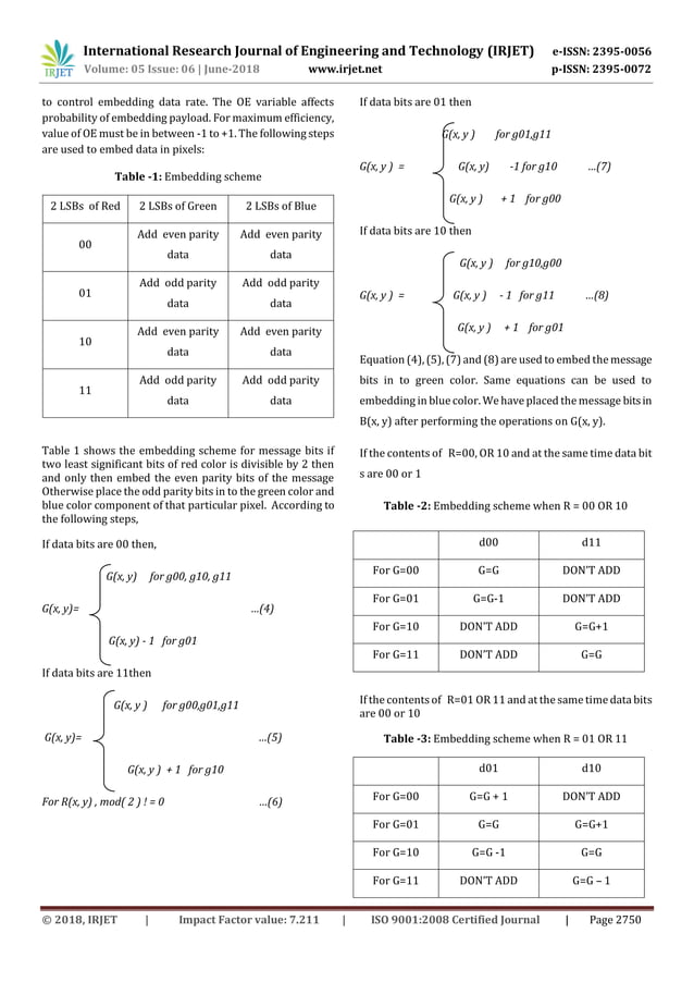 IRJET- An Improved 2LSB Steganography Technique for Data Transmission | PDF | Programming ...