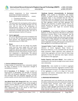 IRJET-Effect of Aggregate Flakiness on the Compressive Strength and ...