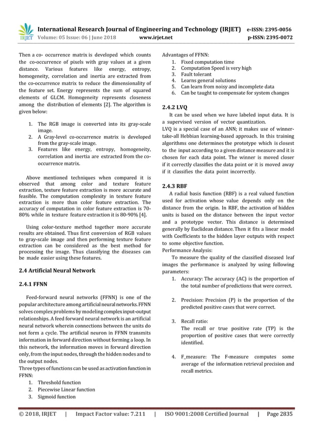 IRJET- Comparative Study of Artificial Neural Networks and Convolutional Neural Network for Crop ...