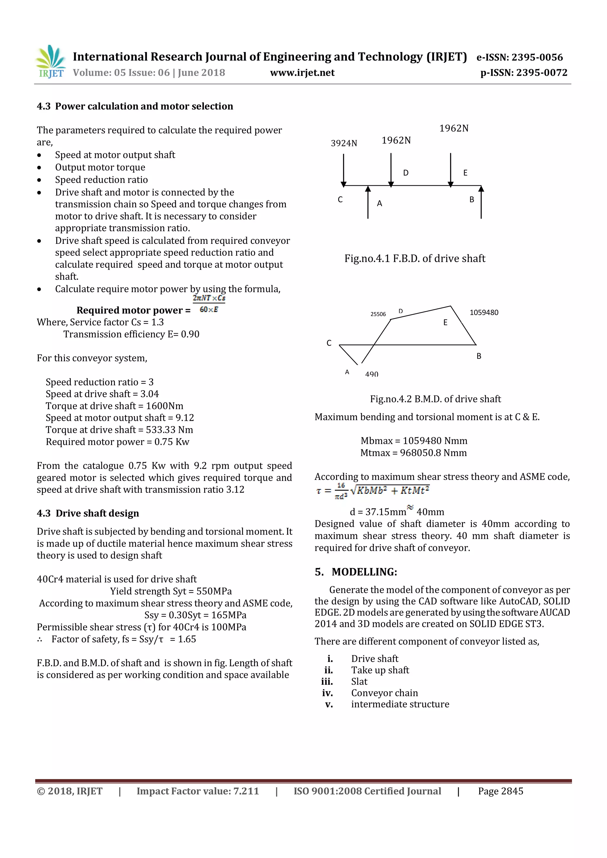 IRJET- Design and Modeling of Slat Conveyor for Two Wheeler Assembly ...