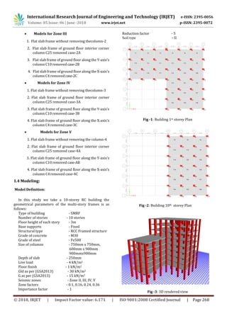 IRJET- Collapse Analysis of Irregular Flat Slab Structure at different ...