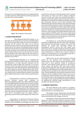 IRJET- Design and Fabrication of PLC and SCADA based Robotic Arm for ...