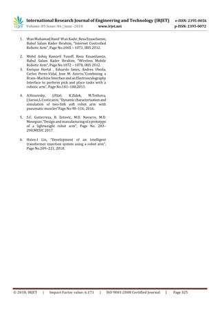 IRJET- Design and Fabrication of PLC and SCADA based Robotic Arm for Material Handling | PDF