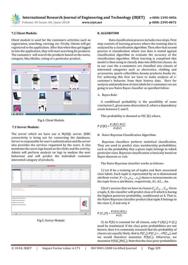 IRJET-User Profile based Behavior Identificaton using Data Mining Technique | PDF