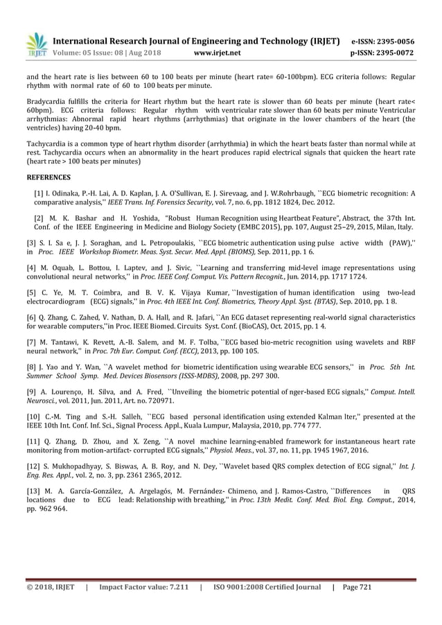 IRJET- Arrhythmia Detection using One Dimensional Convolutional Neural Network | PDF