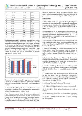 IRJET- Experimental Study on Partial Replacement of Cement by Fly Ash ...