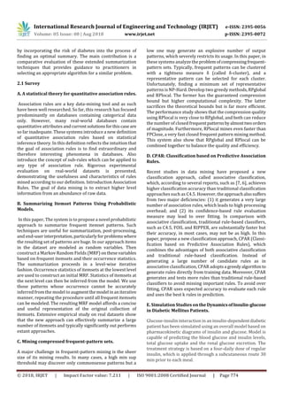 IRJET- Extending Association Rule Summarization Techniques to Assess ...