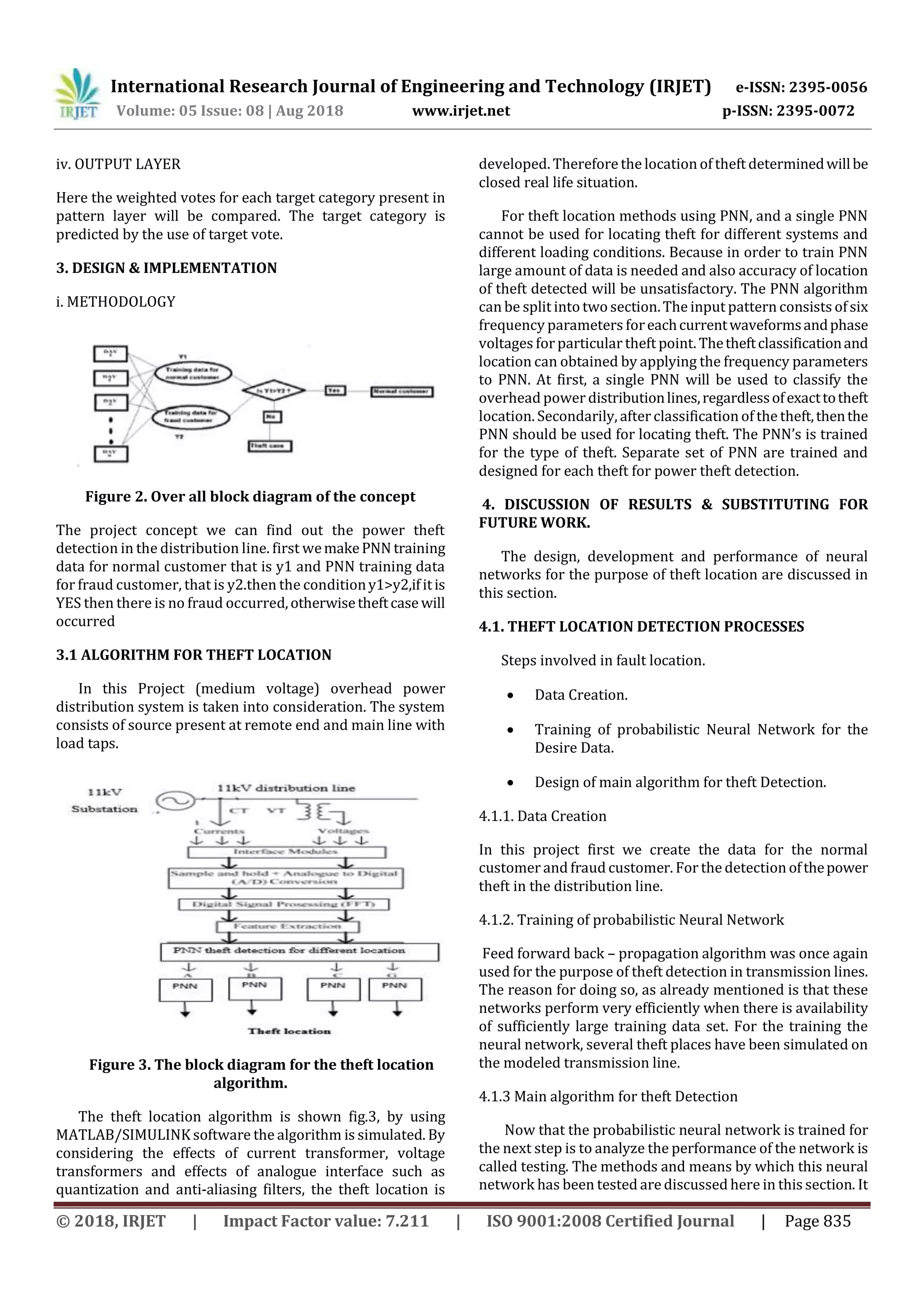 IRJET- Power Theft Detection using Probabilistic Neural Network Classifier | PDF