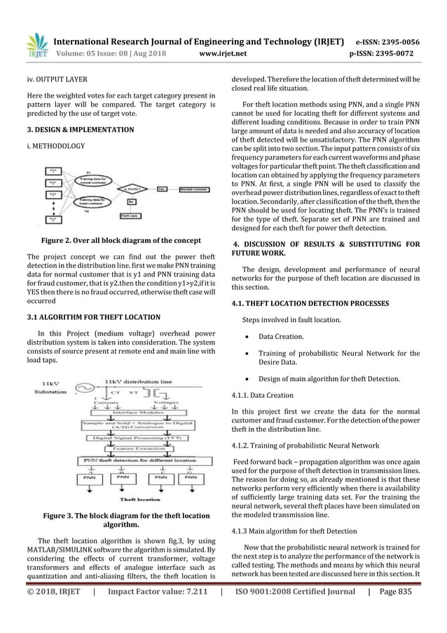 IRJET- Power Theft Detection using Probabilistic Neural Network Classifier | PDF