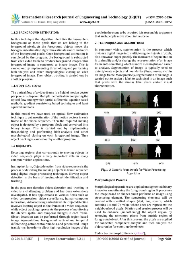 IRJET- Real Time Video Object Tracking using Motion Estimation | PDF IRJET- Real Time Video Object Tracking using Motion Estimation | PDF
