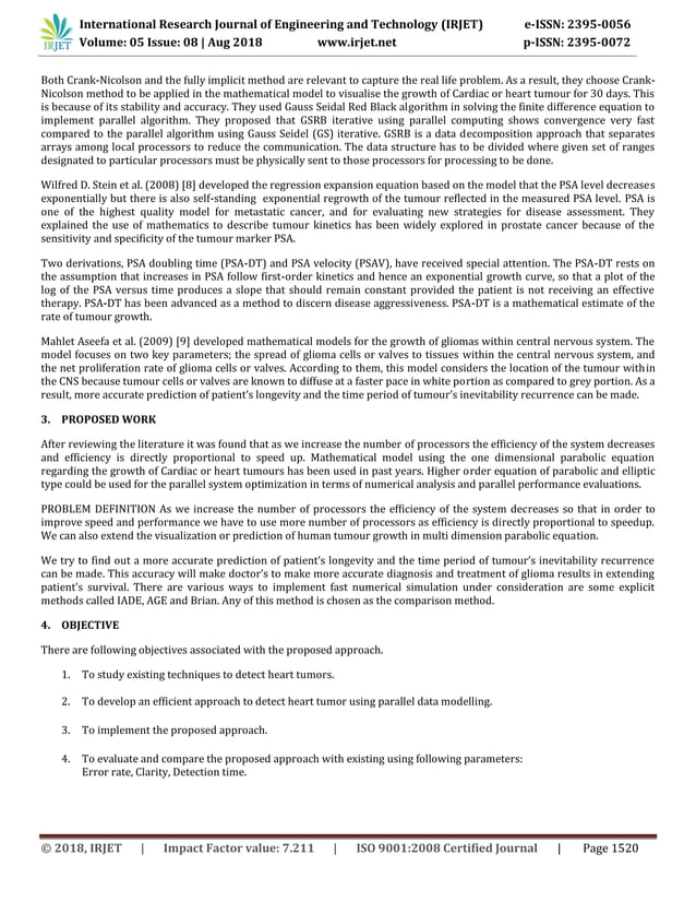 Irjet A Review An Efficient Approach To Detect And Analyse Heart Tumor Using Parallel Data