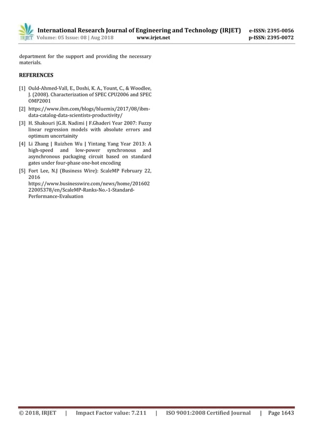 IRJET- Deep Learning Model to Predict Hardware Performance | PDF