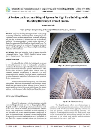 IRJET- A Review on Structural Diagrid System for High Rise Buildings ...