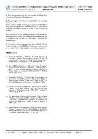 STABILIZATION OF BLACK COTTON SOIL BY USING STEEL SLAG POWDER | PDF ...