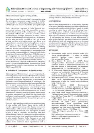 IRJET- Agriculture Majorly Organic Farming Developed by Social ...