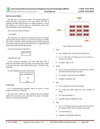 IRJET- Analysis of Boston’s Crime Data using Apache Pig | PDF