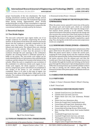 IRJET- Design and Fabrication of Bunds Purging Machine | PDF