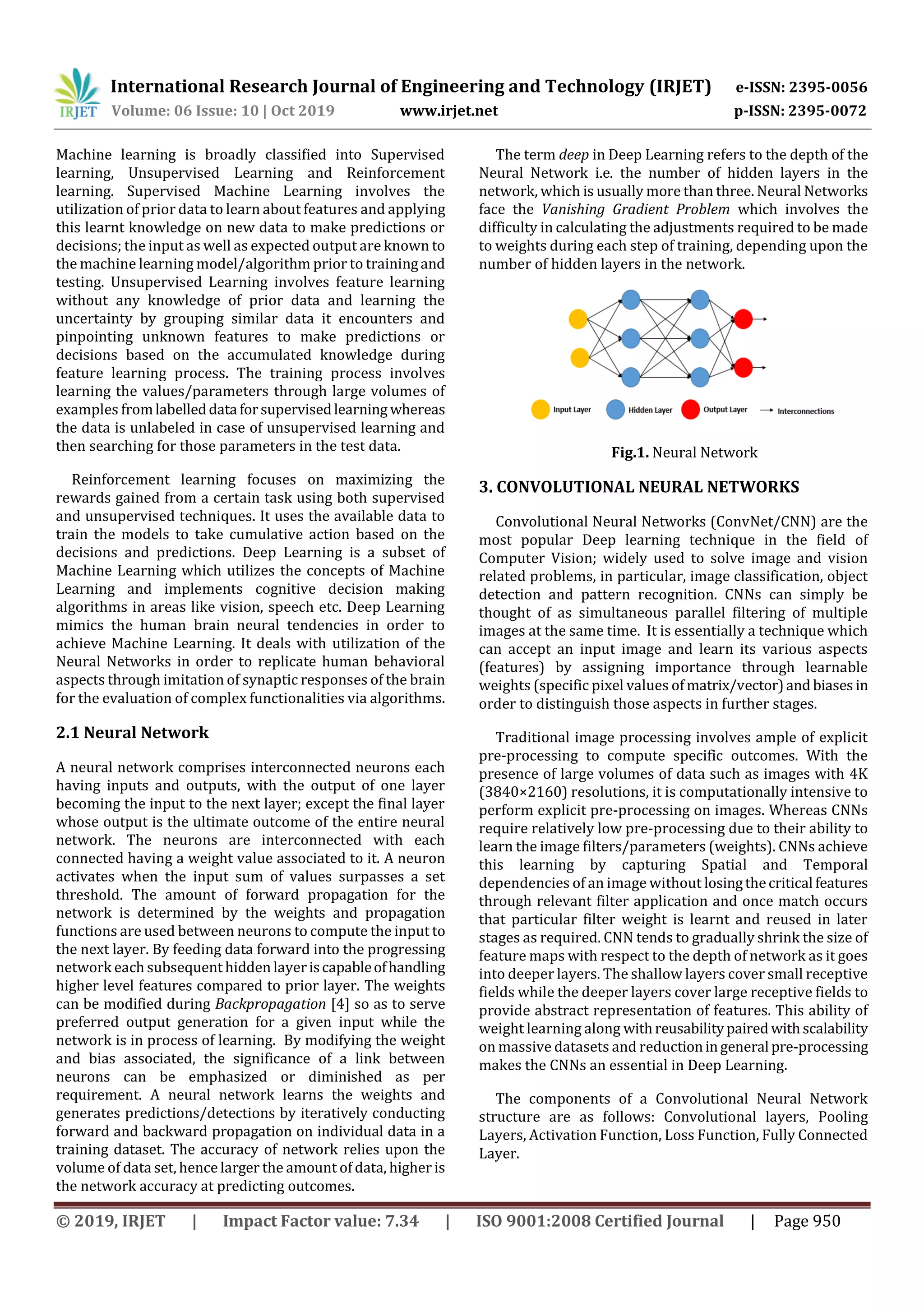 IRJET- Deep Learning Techniques for Object Detection | PDF