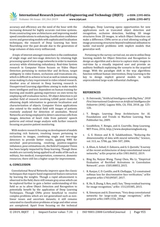 IRJET- Deep Learning Techniques for Object Detection | PDF