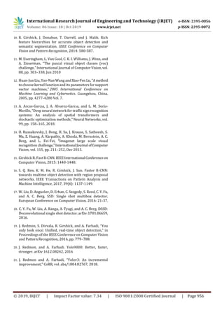 IRJET- Deep Learning Techniques for Object Detection | PDF