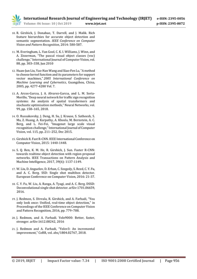 IRJET- Deep Learning Techniques for Object Detection | PDF