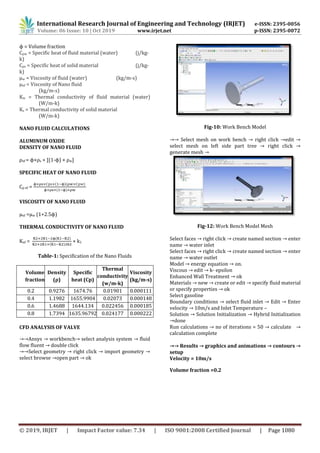 IRJET- Thermal Load Effect on Exhaust Valve by using Conventional and ...