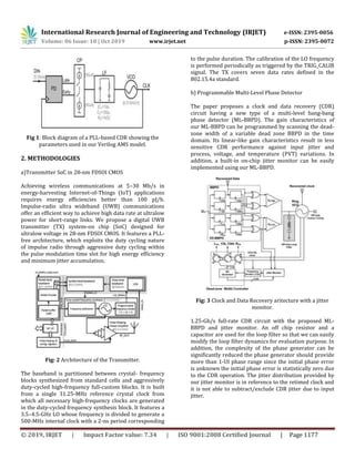 IRJET- Performance Analysis of Clock and Data Recovery Circuits using Multilevel Halfrate Phase ...