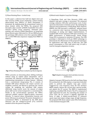 IRJET- Performance Analysis of Clock and Data Recovery Circuits using Multilevel Halfrate Phase ...